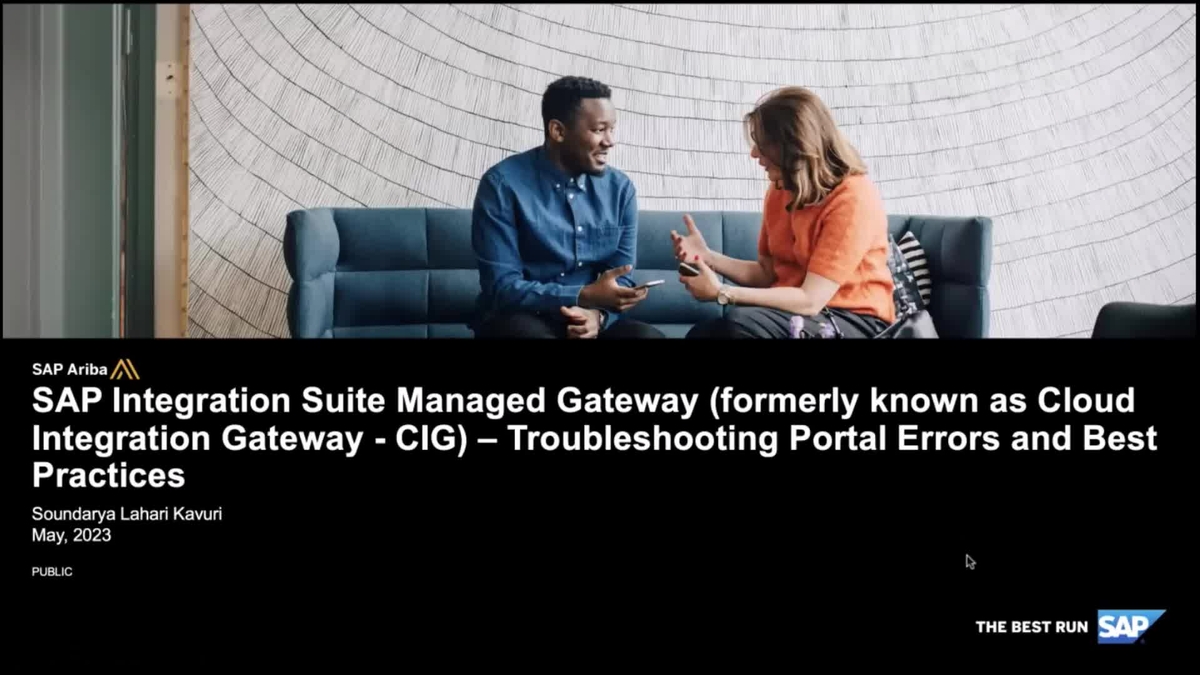 SAP Video - Troubleshooting Portal Errors and Best Practices