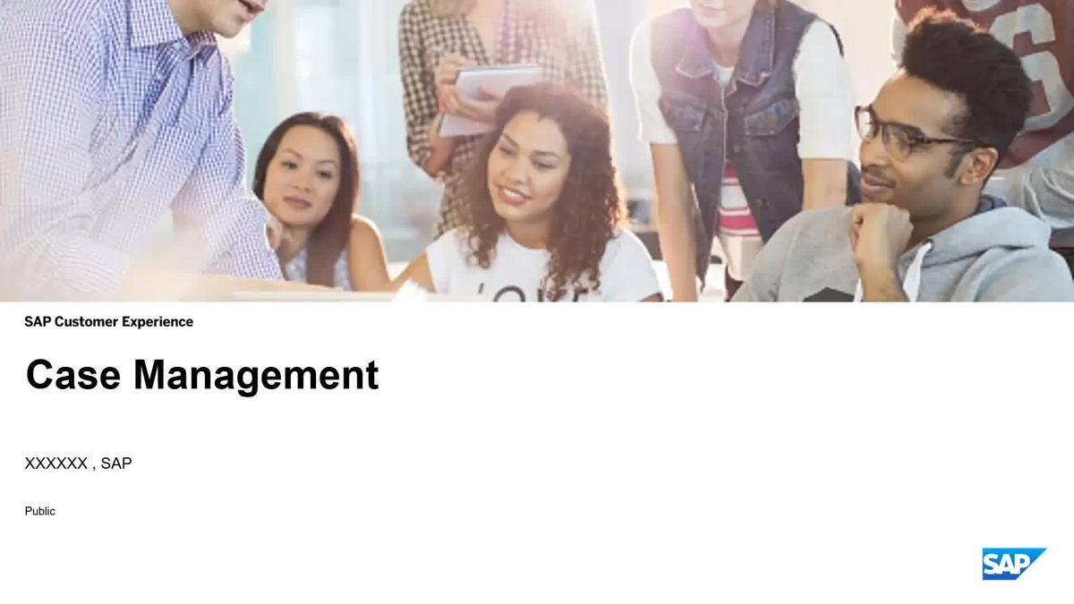 SAP Video - Case Management