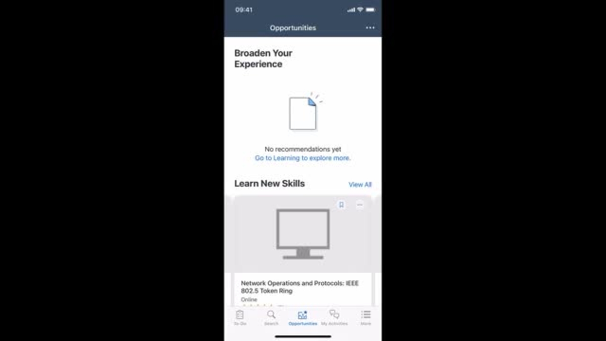 SAP Video - Opportunity Marketplace on iOS SAP SuccessFactors Mobile App