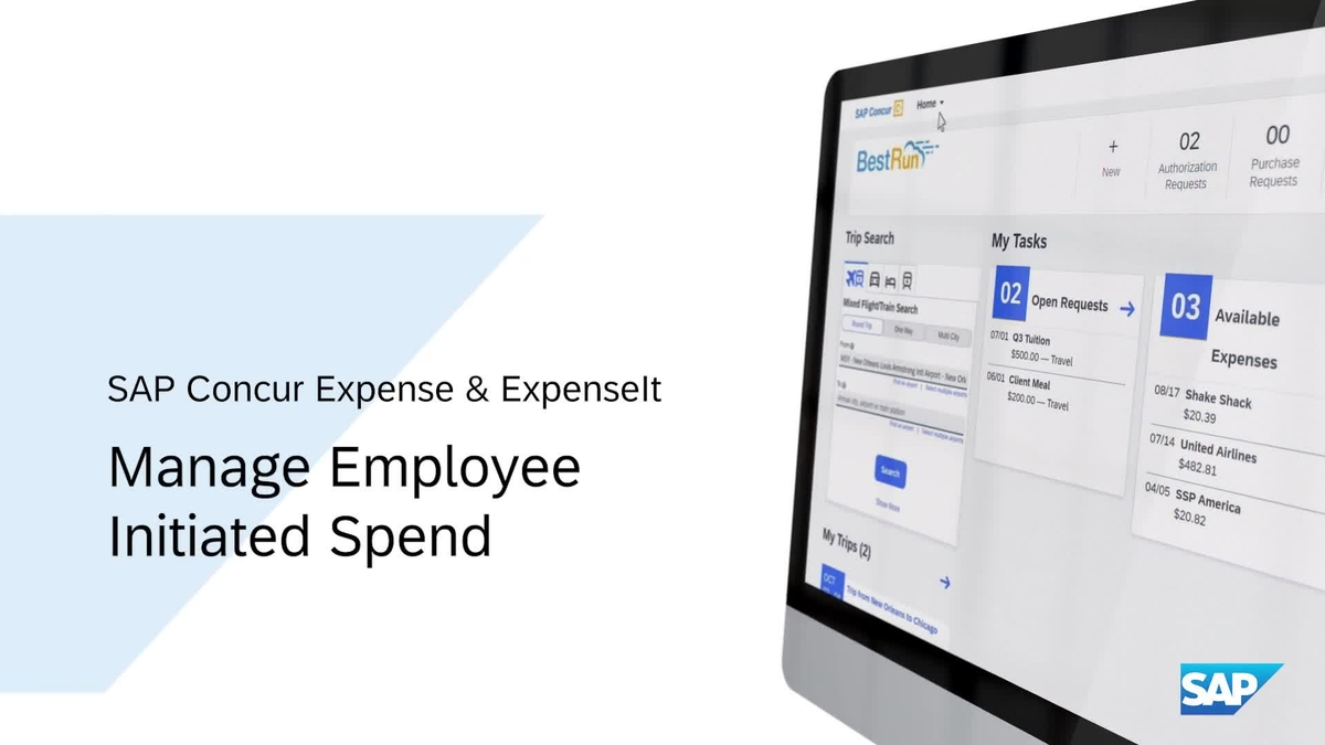 SAP Video - Concur Expense and ExpenseIt | Demonstration