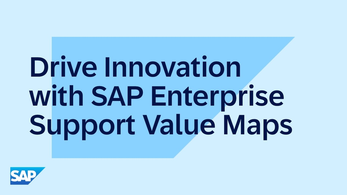 SAP Video - Drive Innovation with SAP Enterprise Support Value Maps