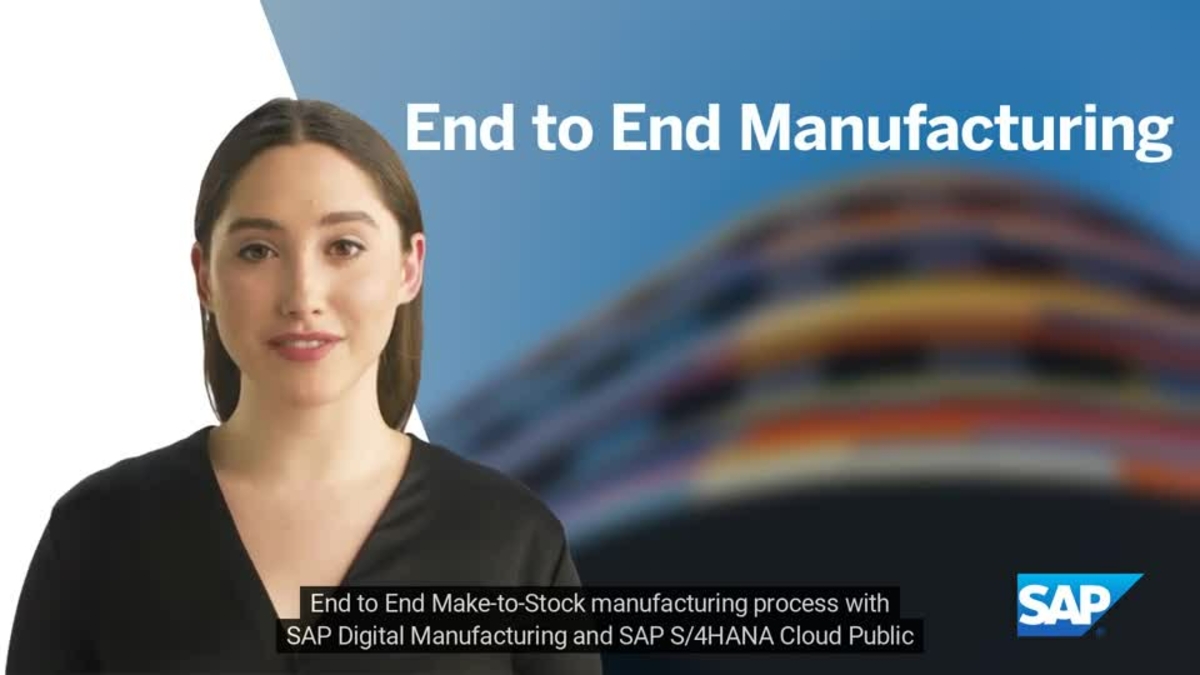 SAP Video - Discrete Manufacturing in Public Cloud, powered by SAP