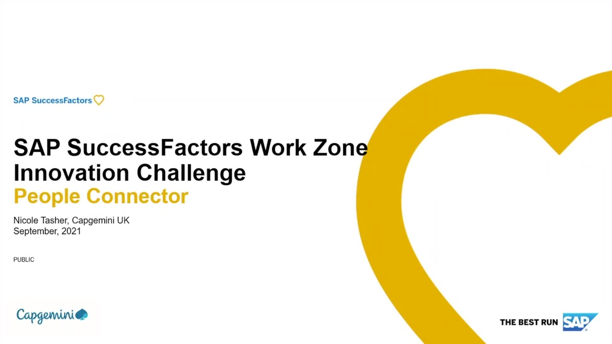SAP Video - Capgemini's People Connector - A SAP SuccessFactors Work ...