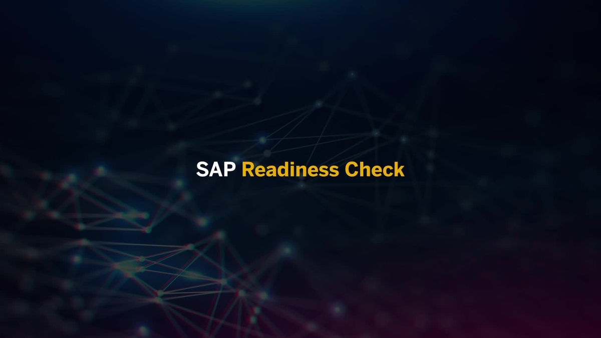 SAP Video - S/4HANA Readiness Check Overview