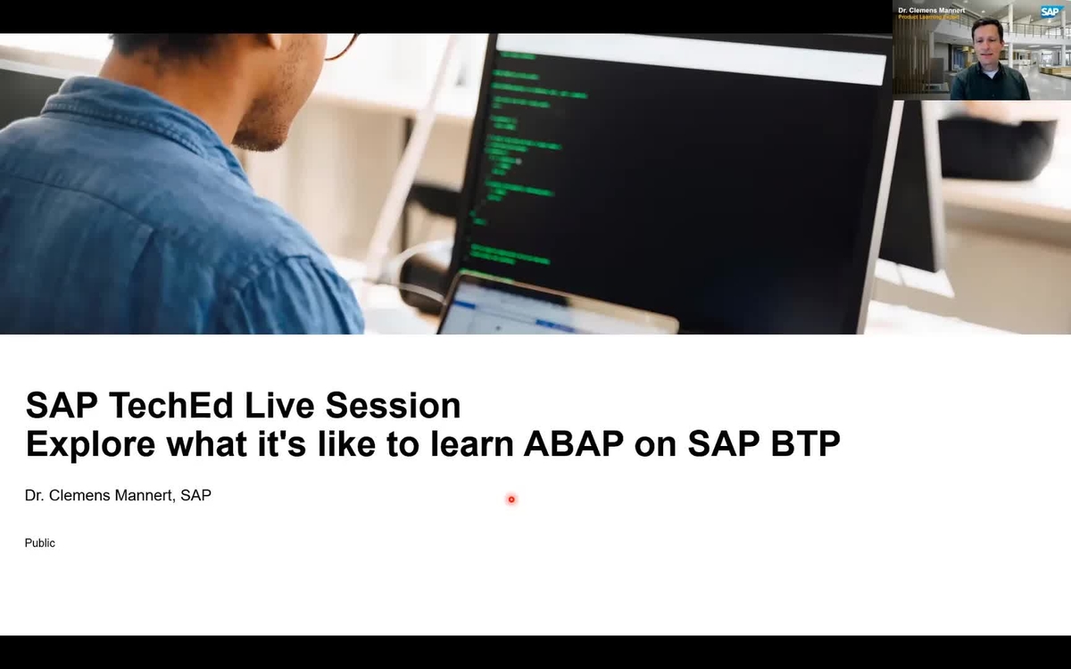 SAP Video - Explore what it's like to do ABAP Programming on SAP BTP