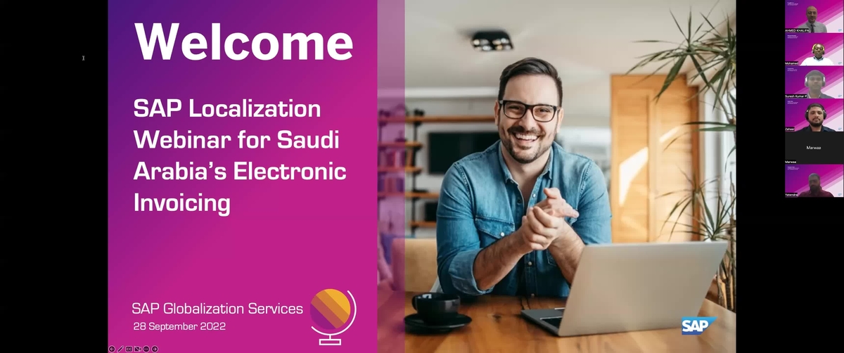 SAP Video - SAP Localization Webinar for Saudi Arabia's E-invoicing ...