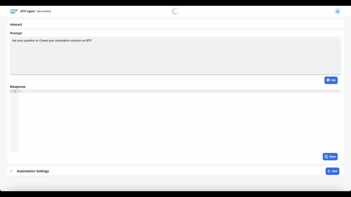 SAP Video - BTP-Agent-demo