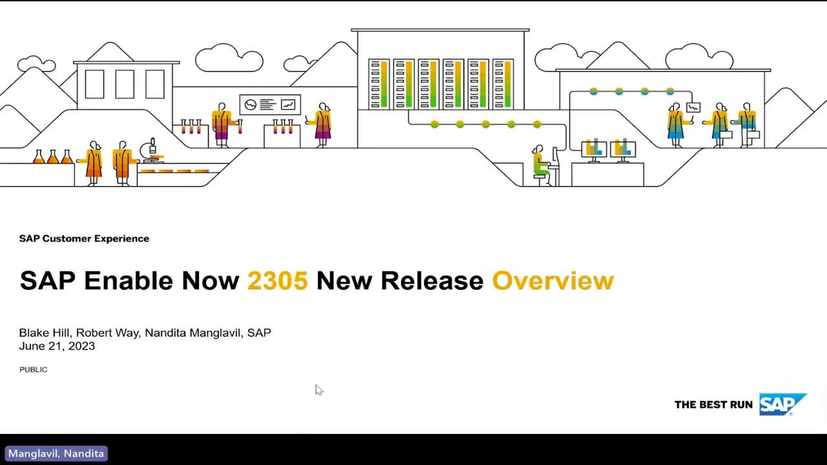 SAP Video - SAP Enable Now What's New v2305 June 23