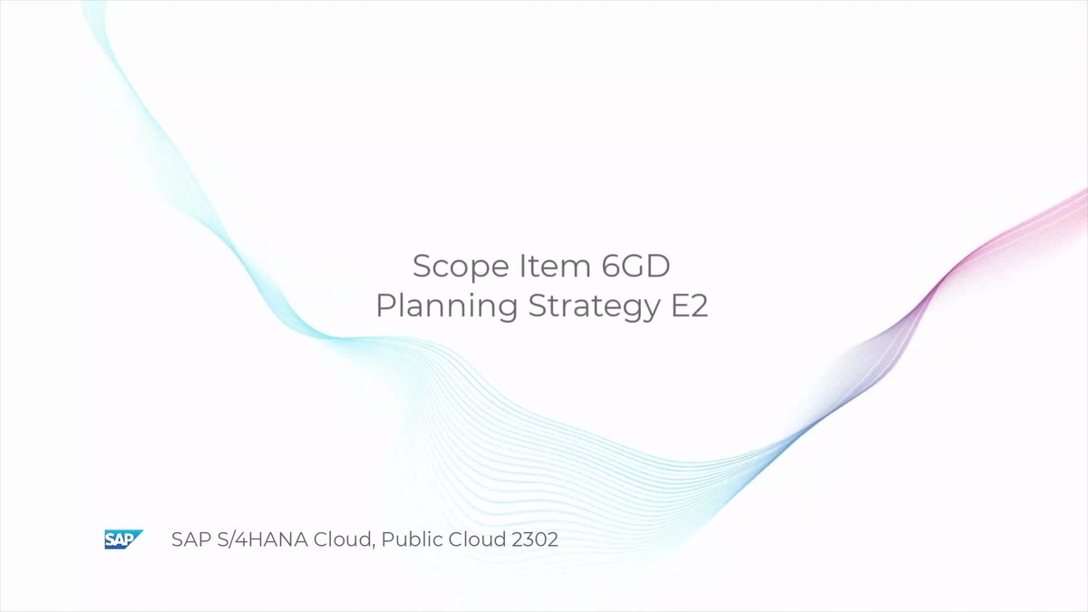 SAP Video - 2302 | Planning Strategy E2 | Discrete Industries (12/22)