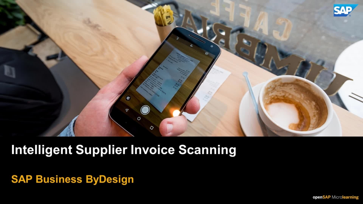SAP Video - Intelligent Supplier Invoice Scanning - SAP Business ByDesign