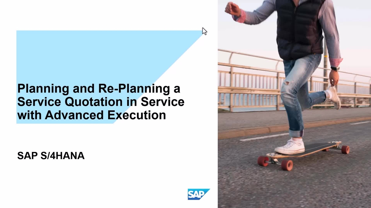 SAP Video - Planning and Re-Planning a Service Quotation in Service ...
