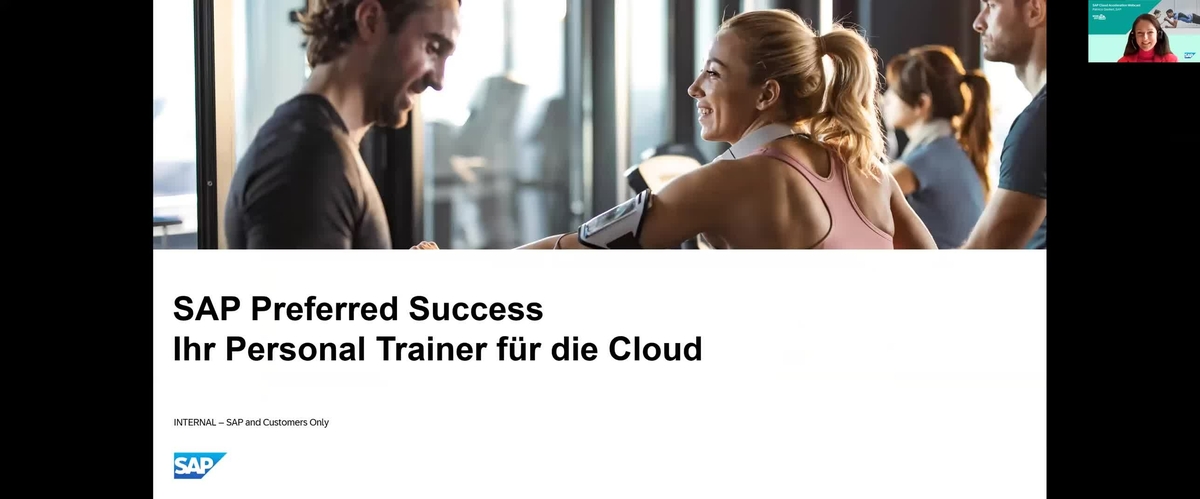 SAP Video - Webinar: SAP Preferred Success – Ihr Personal Trainer für ...