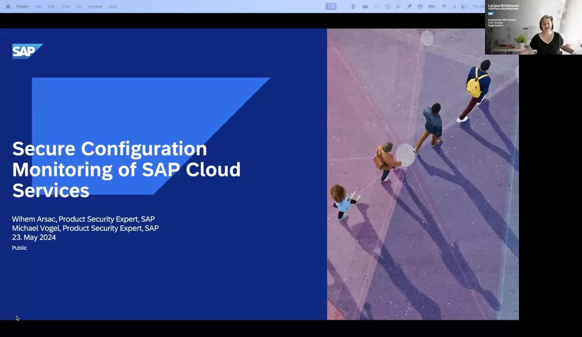 SAP Video - SAP Security Webcast in May Secure Configuration Monitoring ...