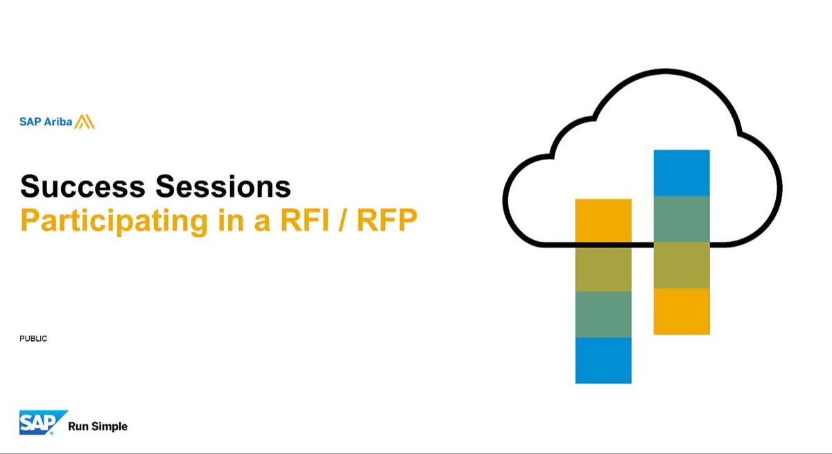 SAP Video - Supplier's Guide to Participating in a RFI or RFP