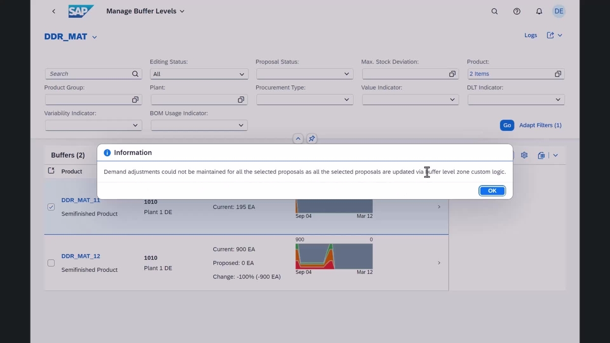 SAP Video - 2502 | Schedule Buffer Proposal Calculation | Manufacturing