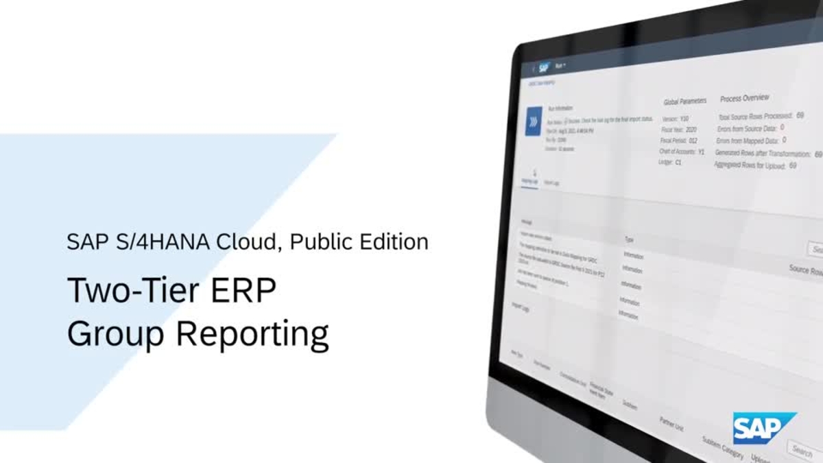 SAP Video - SAP Group Reporting Data Collection with SAP S/4HANA Cloud ...