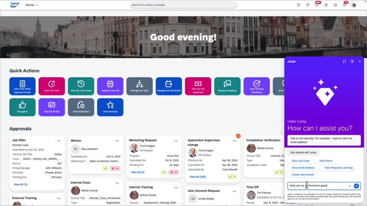 SAP Video - SAP SuccessFactors Joule 2412 release highlights