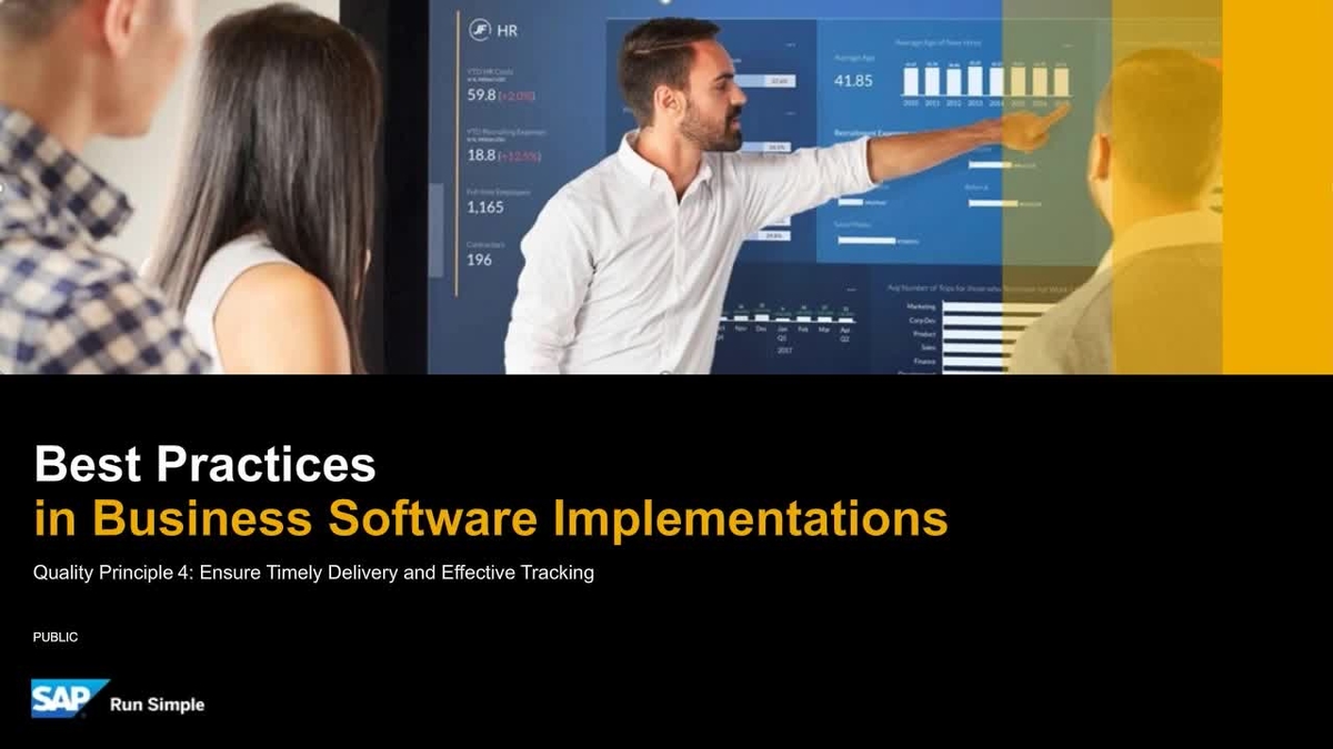 SAP Video - SAP Quality Principle 4: Ensure timely delivery and ...