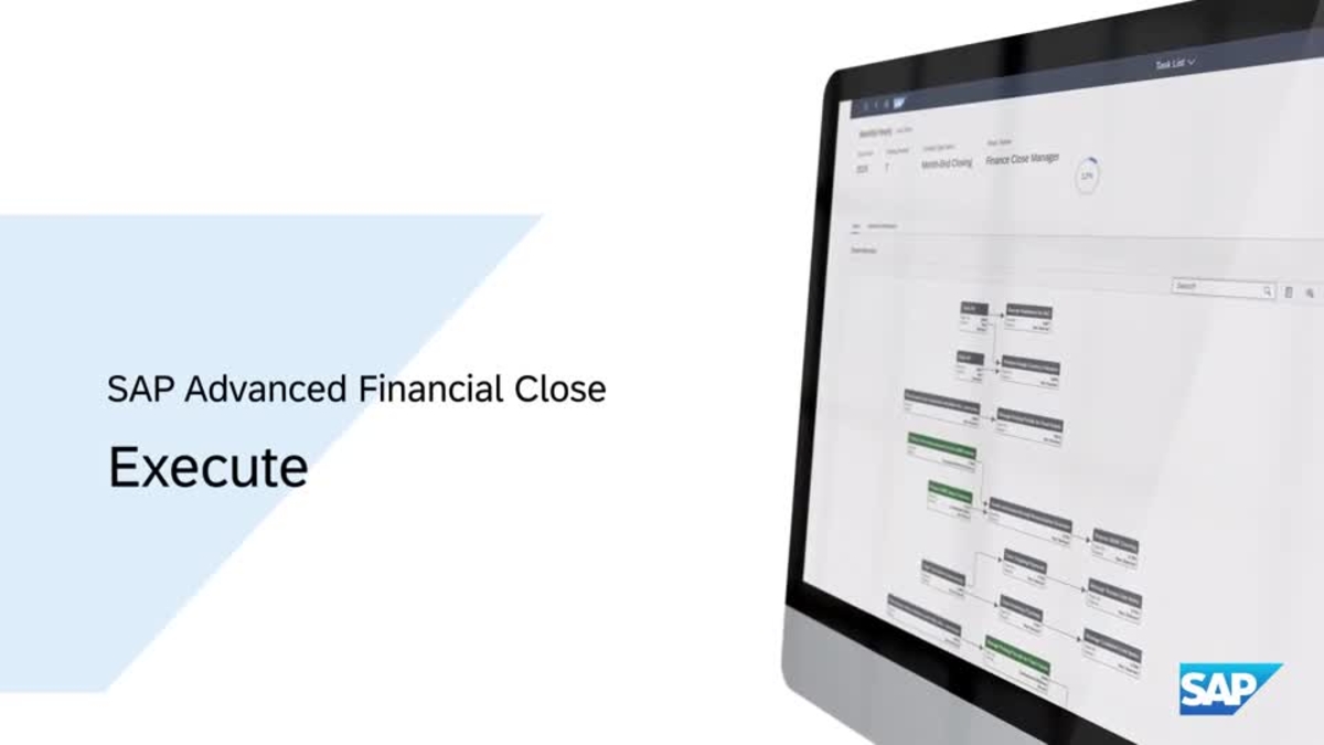 SAP Video - SAP S/4HANA Cloud: Advanced Financial Closing: Execute the ...