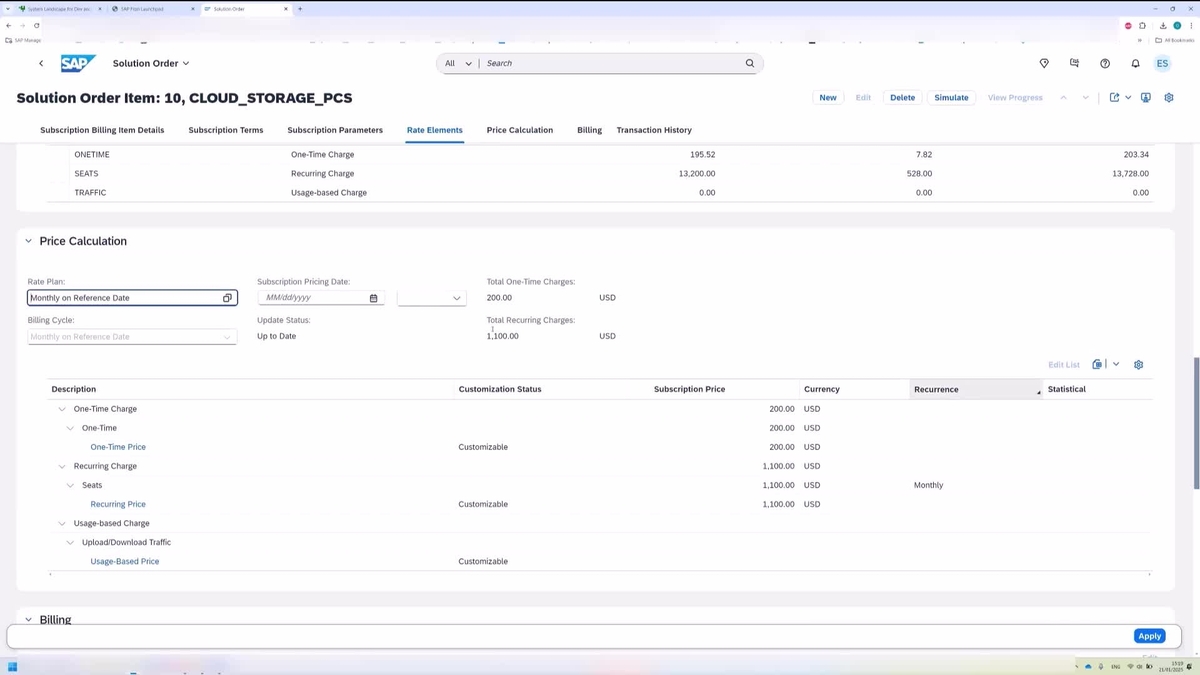 SAP Video - 2502 | Subscription Billing Enhancements | Solution Order ...