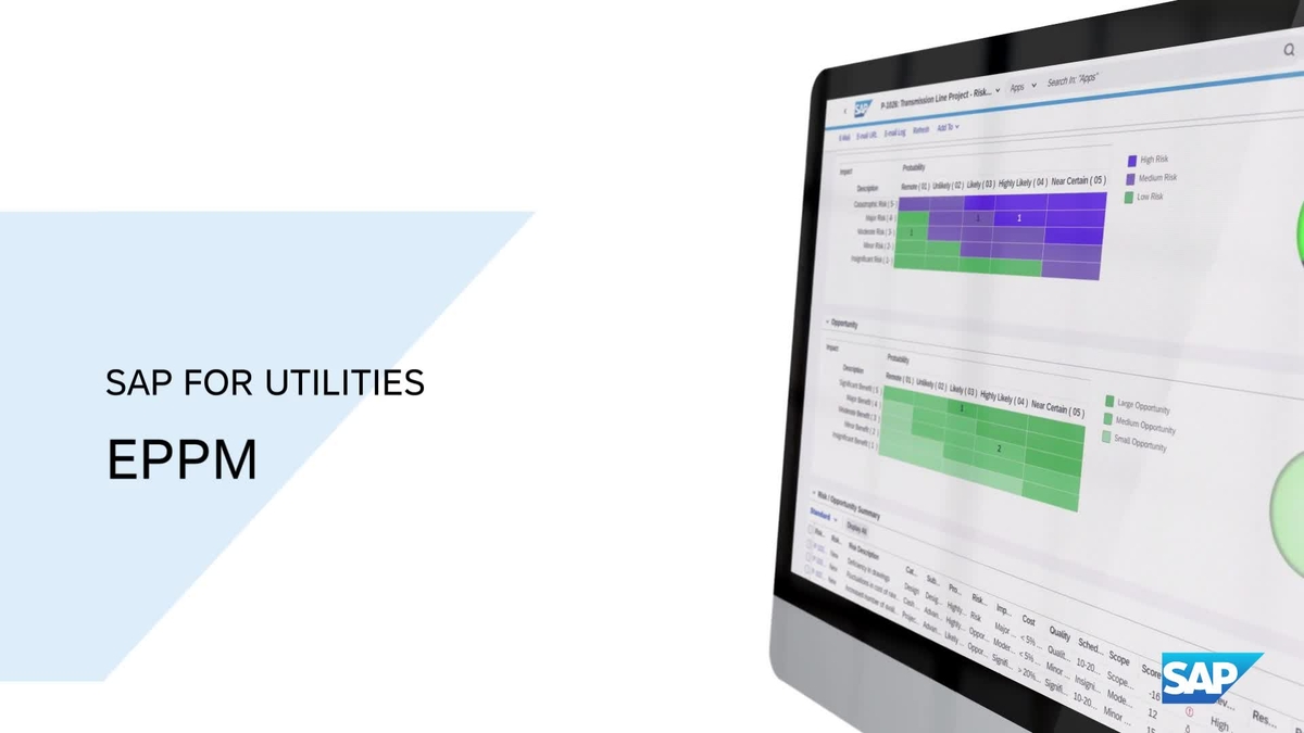 SAP Video - SAP for Utilities- Enterprise Portfolio and Project Management SAP Video - SAP for Utilities- Enterprise Portfolio and Project Management