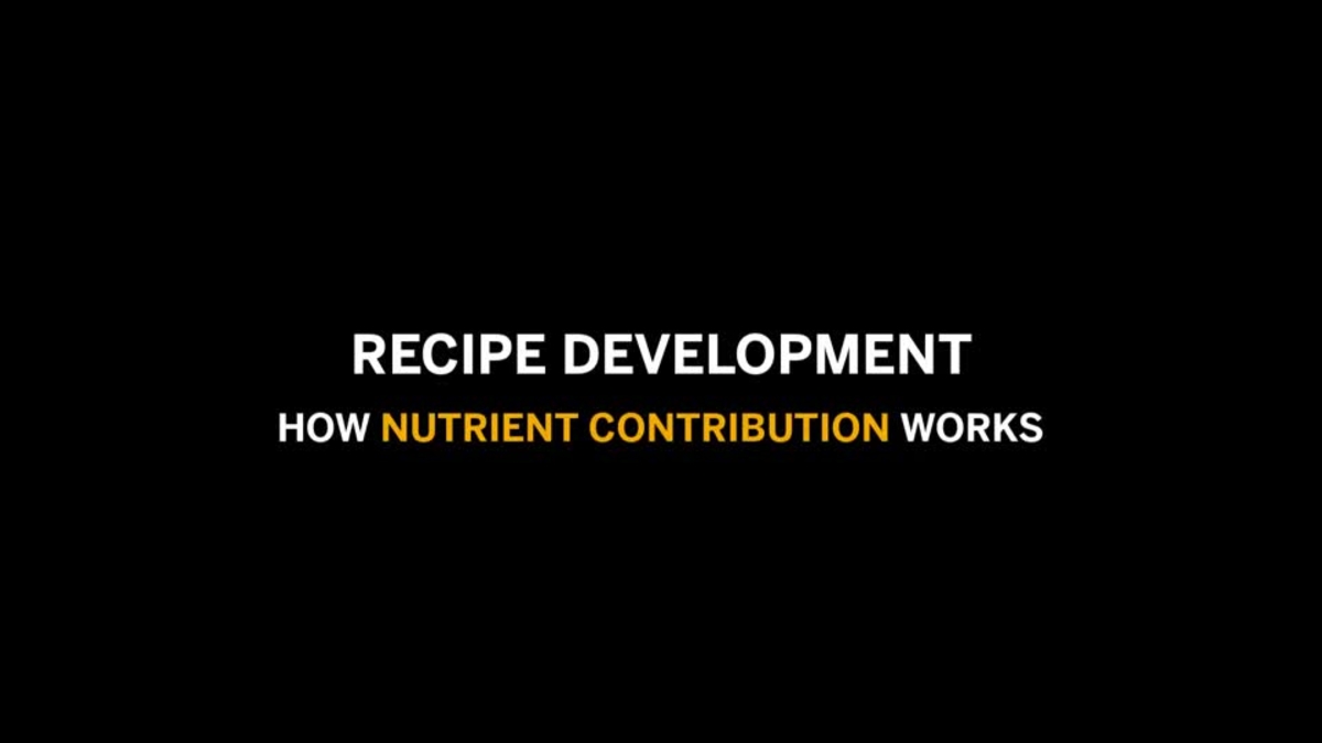 SAP Video - How Nutrient Contribution Works
