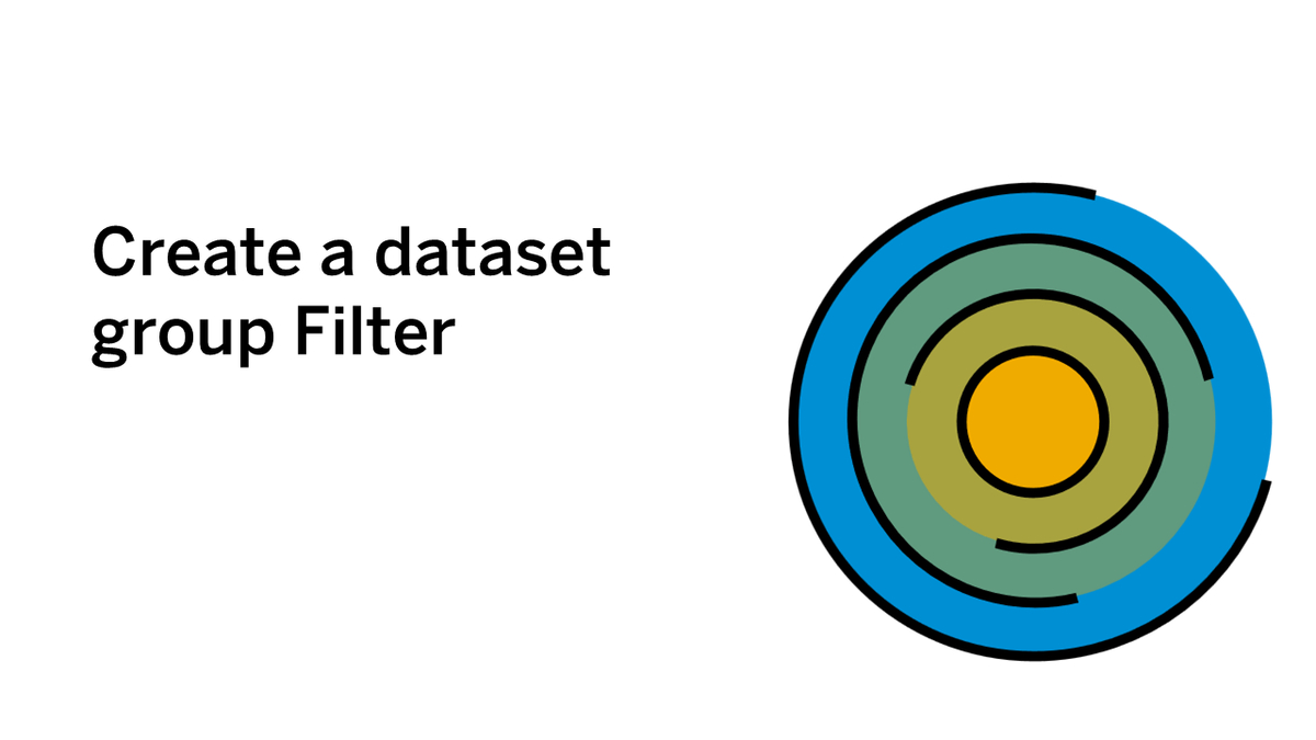 SAP Video - Create a dataset group filter