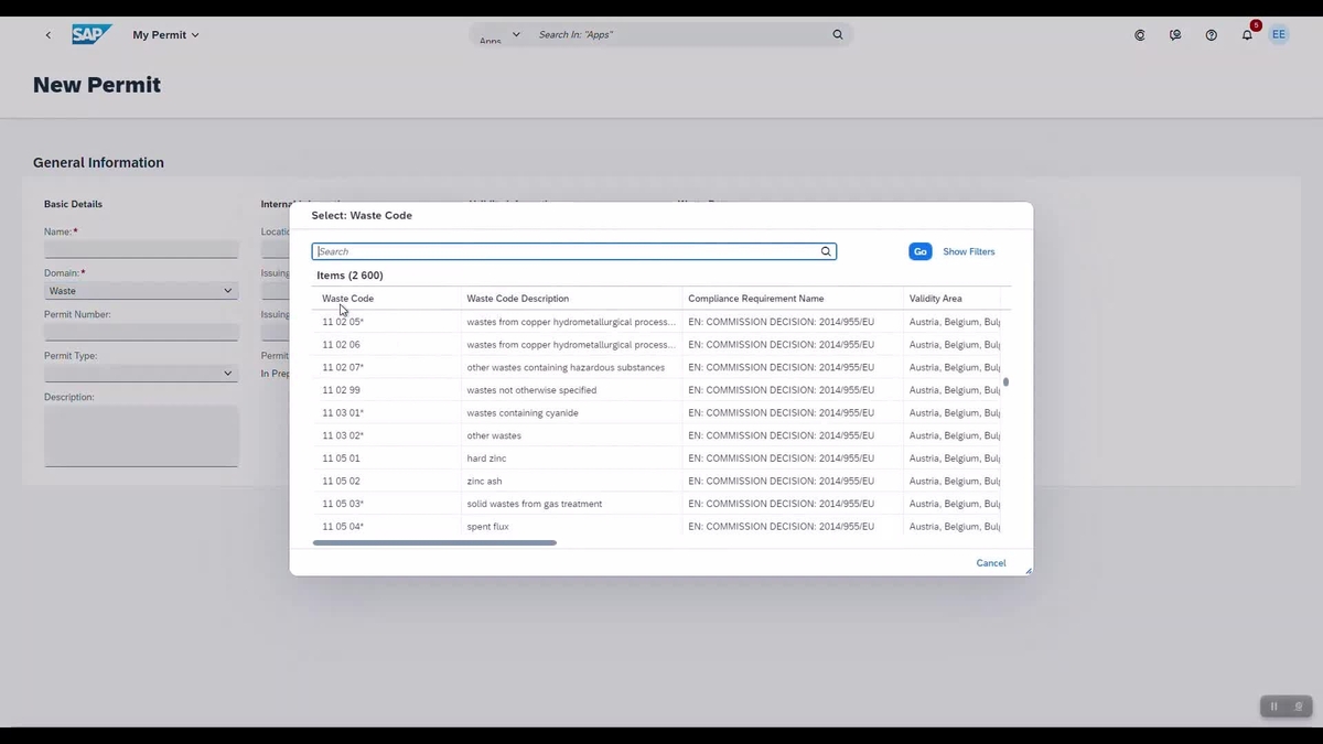 SAP Video - 2308 | Improvements in Waste Permit Handling | Environment, Health and Safety