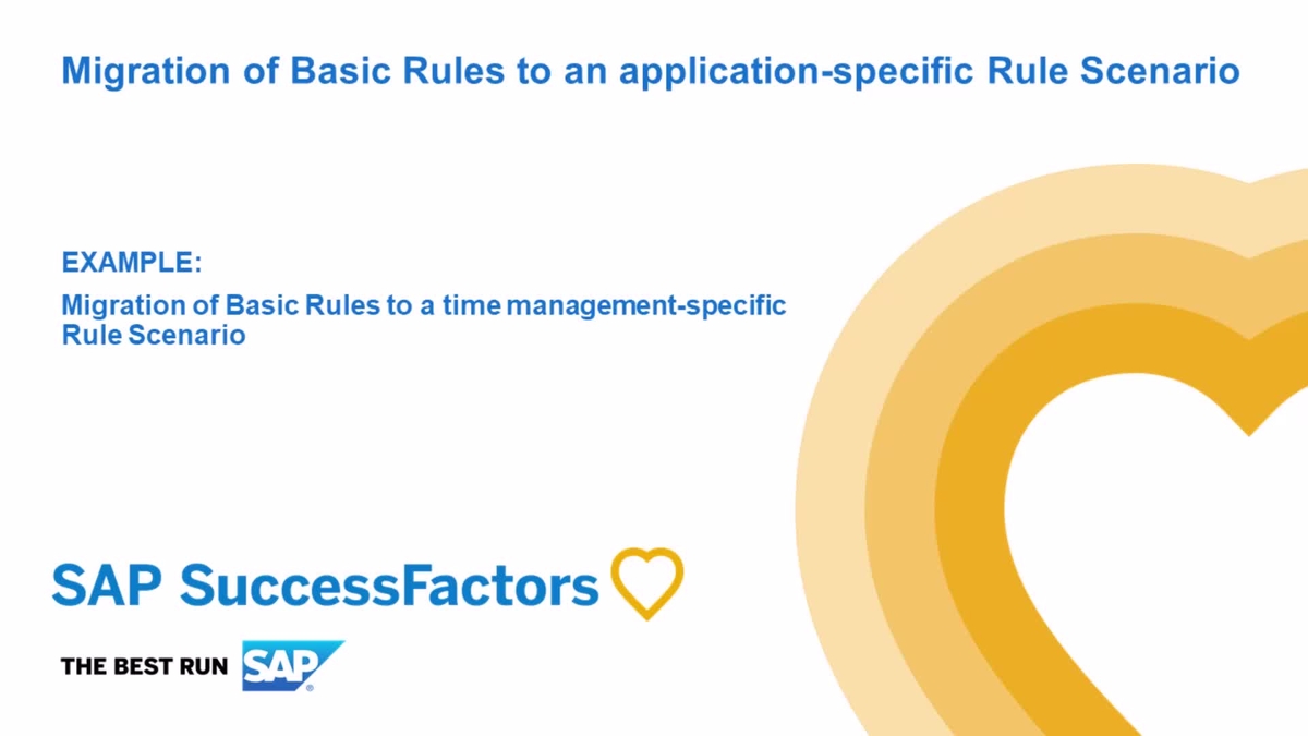 SAP Video - Mass-migration of Basic Rules to application-specific ...