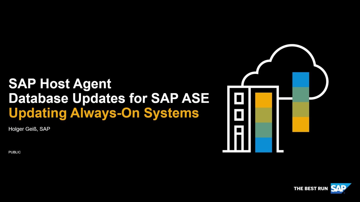 SAP Video - Updating Always-On Systems