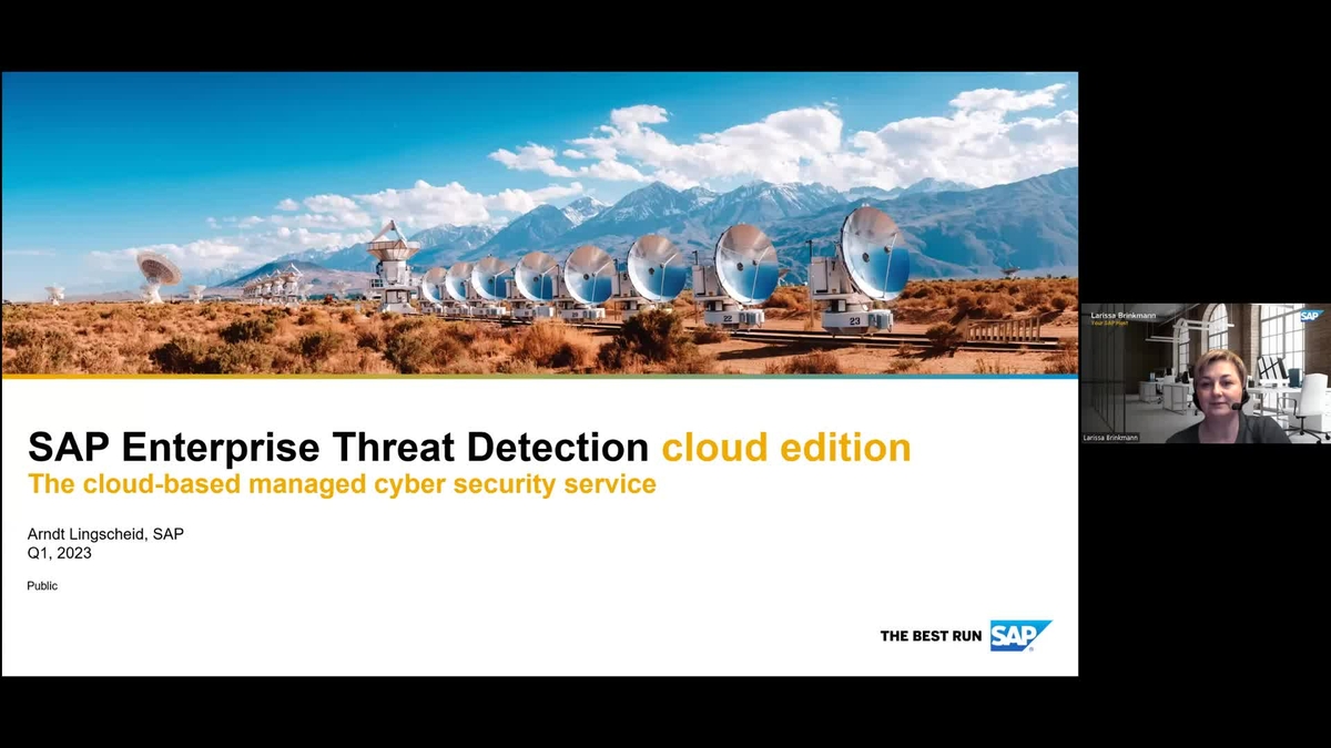 SAP Video - SAP Security Webcast Defending SAP Business Applications ...