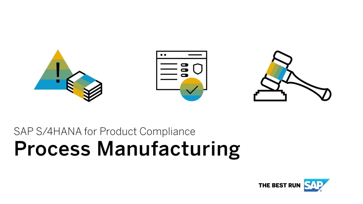 SAP Video - SAP S/4HANA for product compliance: Process Manufacturing