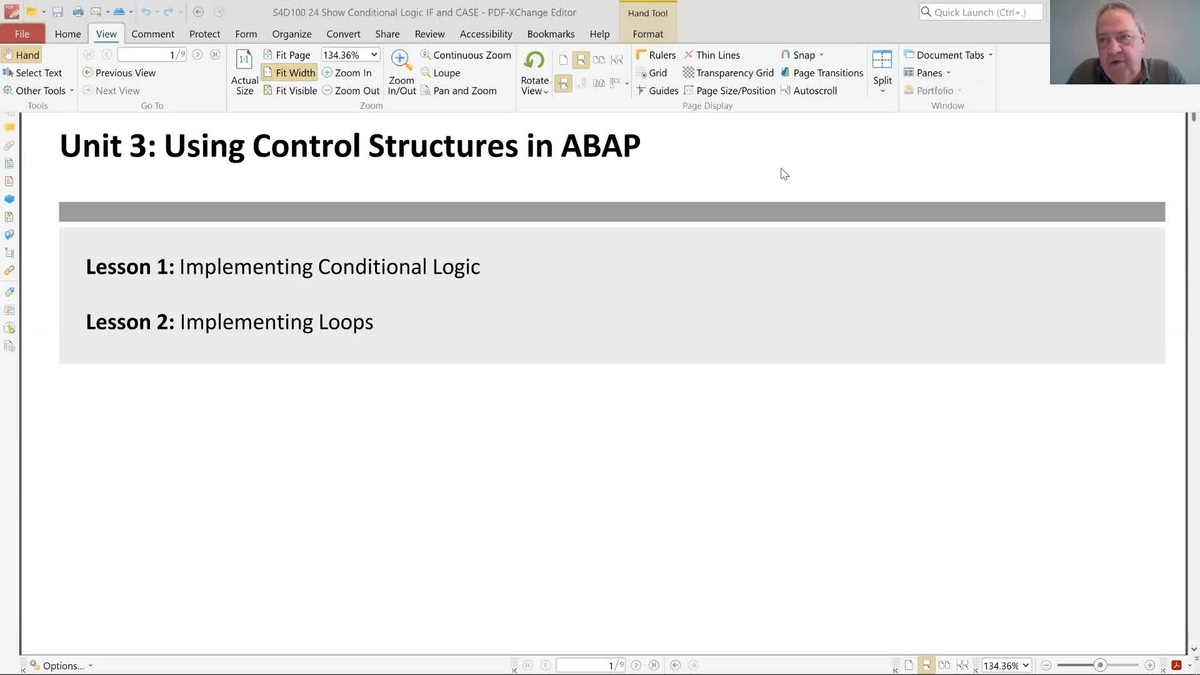SAP Video - Implementing Conditional Logic in an ABAP program (Recorded Expert Deep Dive Session)