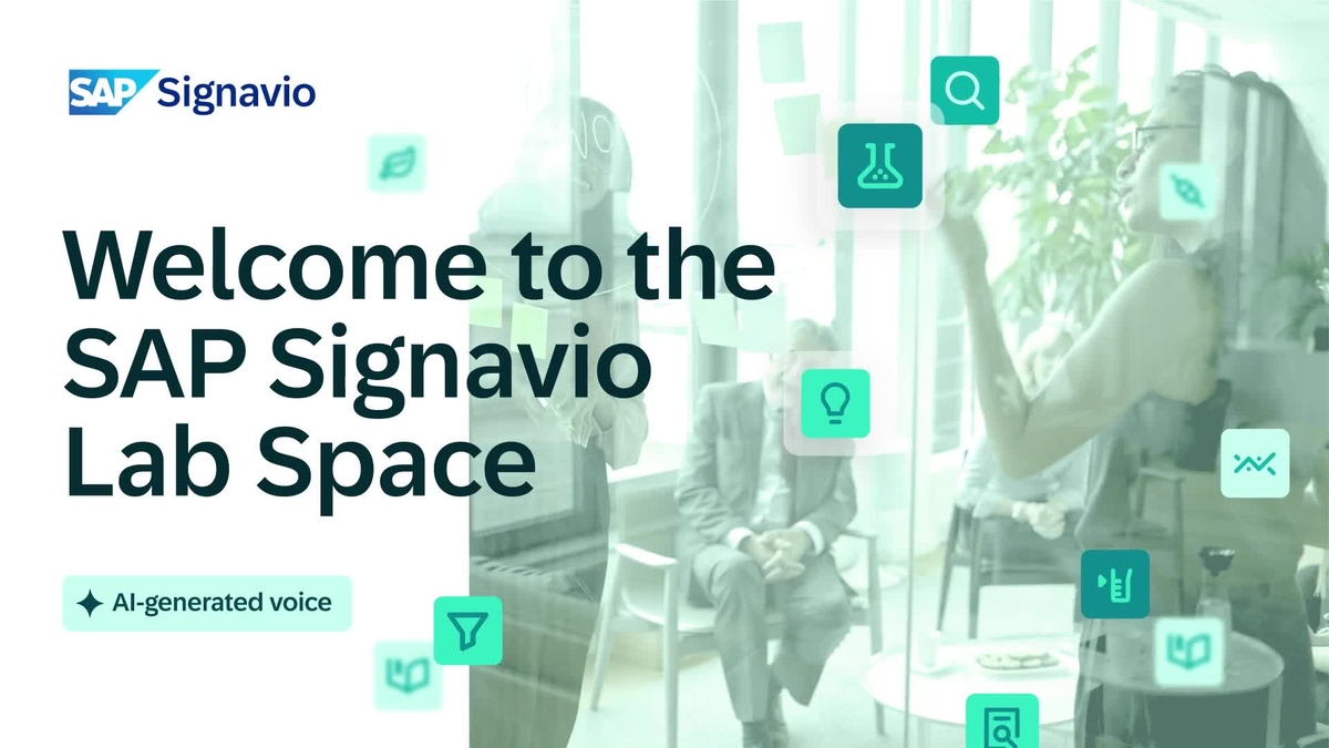 SAP Video - Introducing the SAP Signavio Lab Space