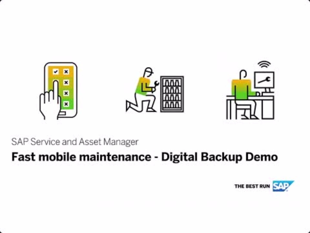 SAP Video - SAP Service and Asset Manager - Digital Backup Demo