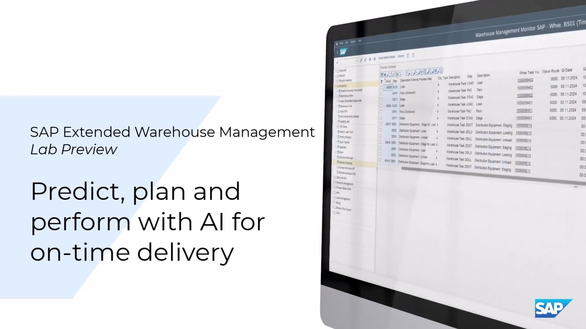 SAP Video - Predictive labor demand planning with SAP Extended ...