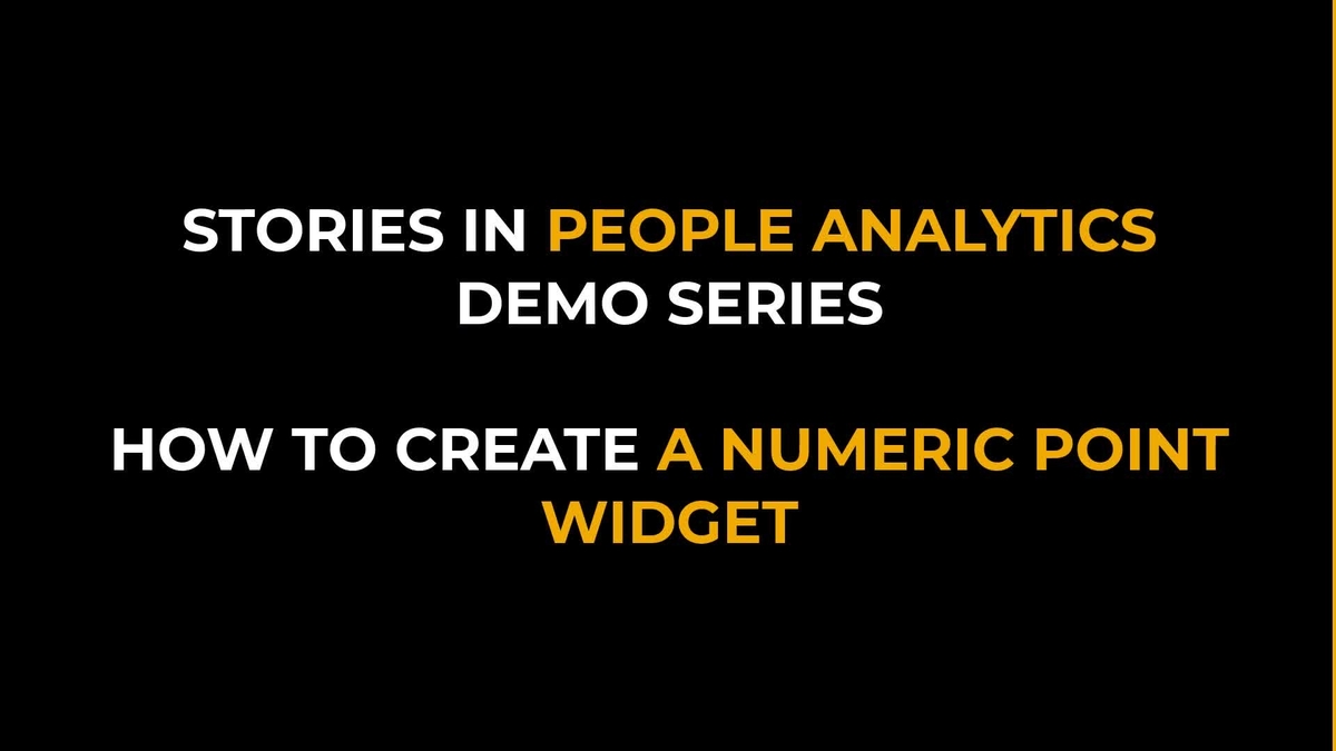 SAP Video - Demo Series - Video 10 - How to Create a Numeric Point Widget