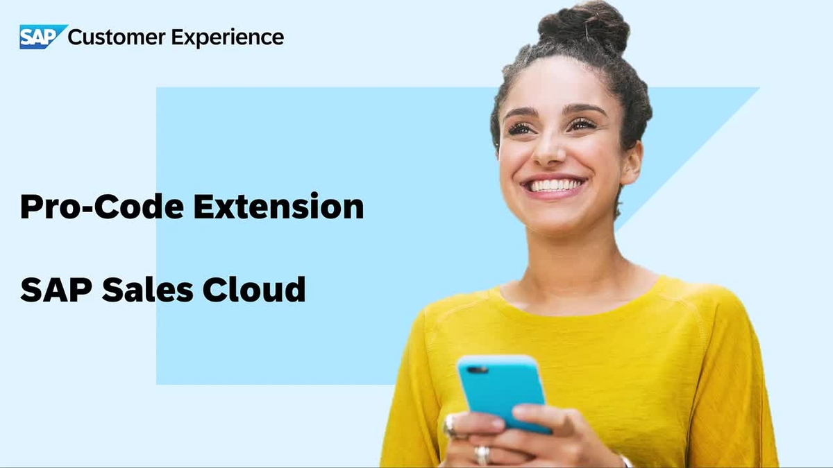 SAP Video - Pro-Code Extension - SAP Sales Cloud
