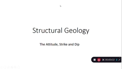 Structural Geology: The Attitude, Strike and Dip - Georgia State University