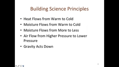 Key Building Science Principles - Northern Arizona University