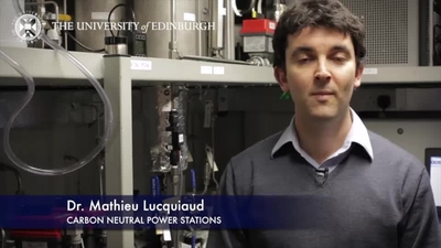 Mathieu Lucquiaud: Carbon neutral power stations - Media Hopper Create
