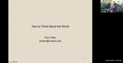 Perspectival Realism - Day 1 - Session 4 - Paul Teller - How to Think ...