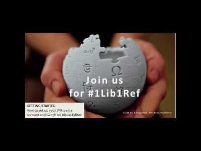 #1Lib1Ref - Getting Started: Creating a Wikipedia Account - Media Hopper Create