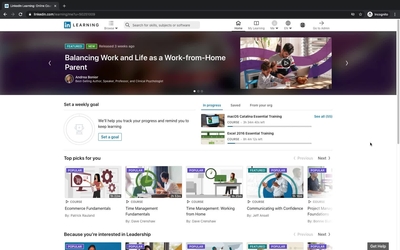 Video Tutorial: An Introduction to using LinkedIn Learning - Media Hopper Create