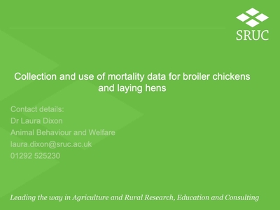Mortality data in poultry - Media Hopper Create