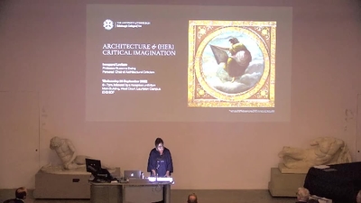 Inaugural lecture - Suzanne Ewing, Architecture & (her) Critical ...