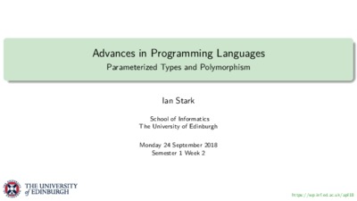 Parameterized Types and Polymorphism - Media Hopper Create