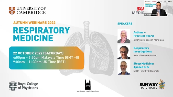 RCP-Sunway-Cambridge seminar: respiratory | RCP Player