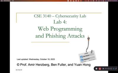 Lab 4: Overview and Phishing - University of Connecticut - MediaSpace
