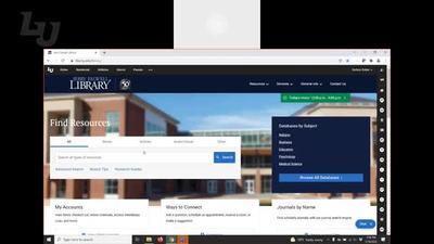 Welcome to the JFL: The New Library Website! - Liberty University